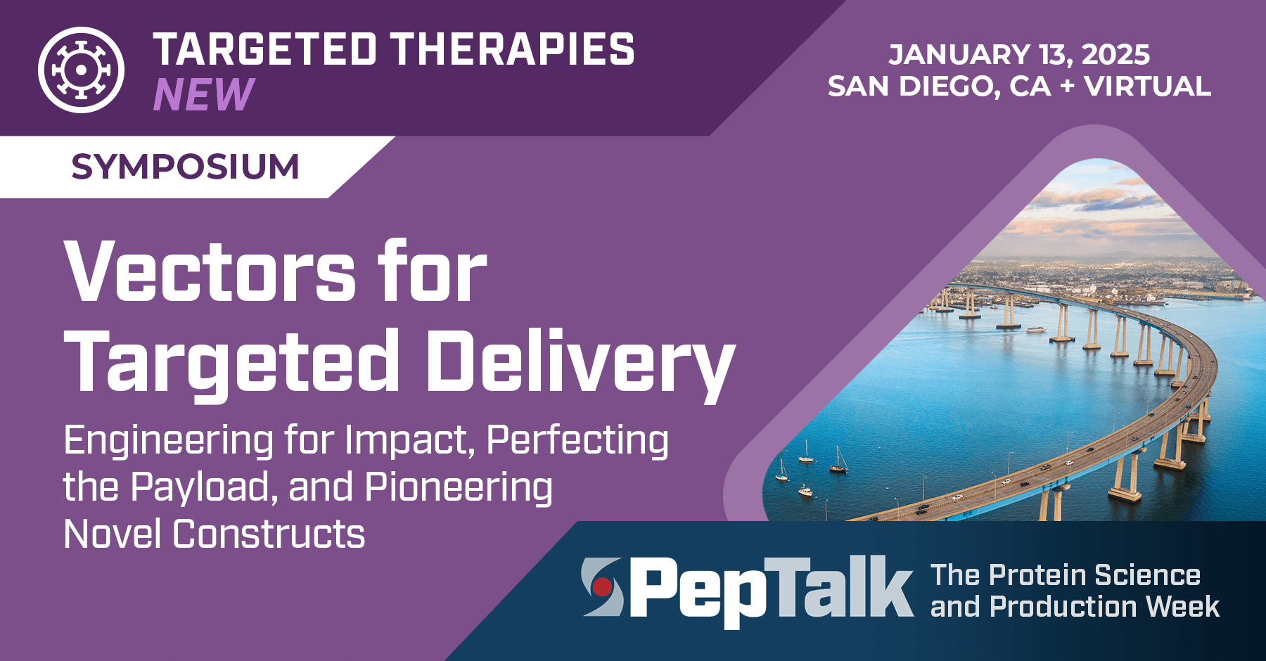 Symposium Vectors for Targeted Delivery | PepTalk - The Protein Science ...