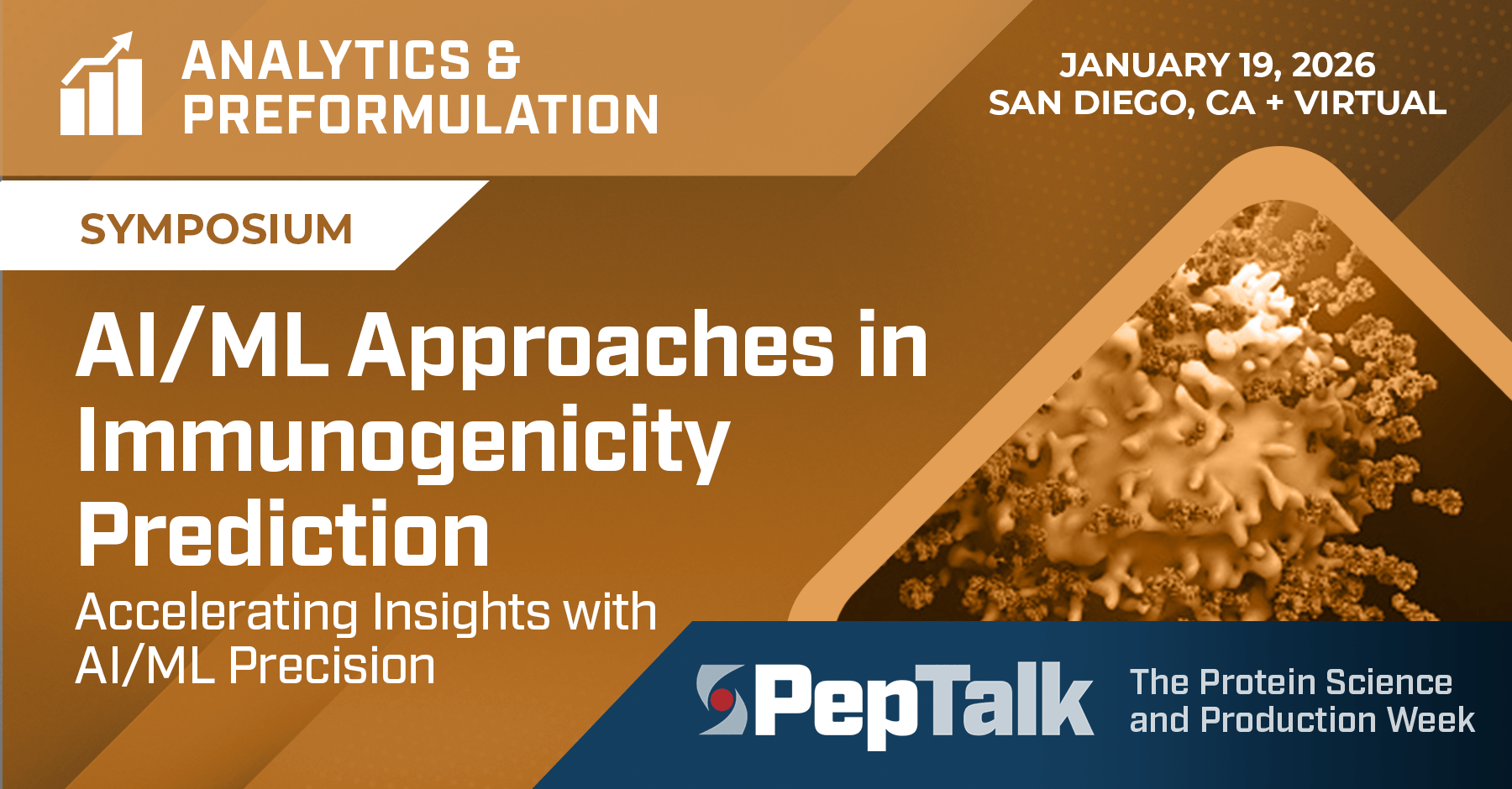 SYMPOSIUM AI/ML Approaches in Immunogenicity Prediction | PepTalk - The ...